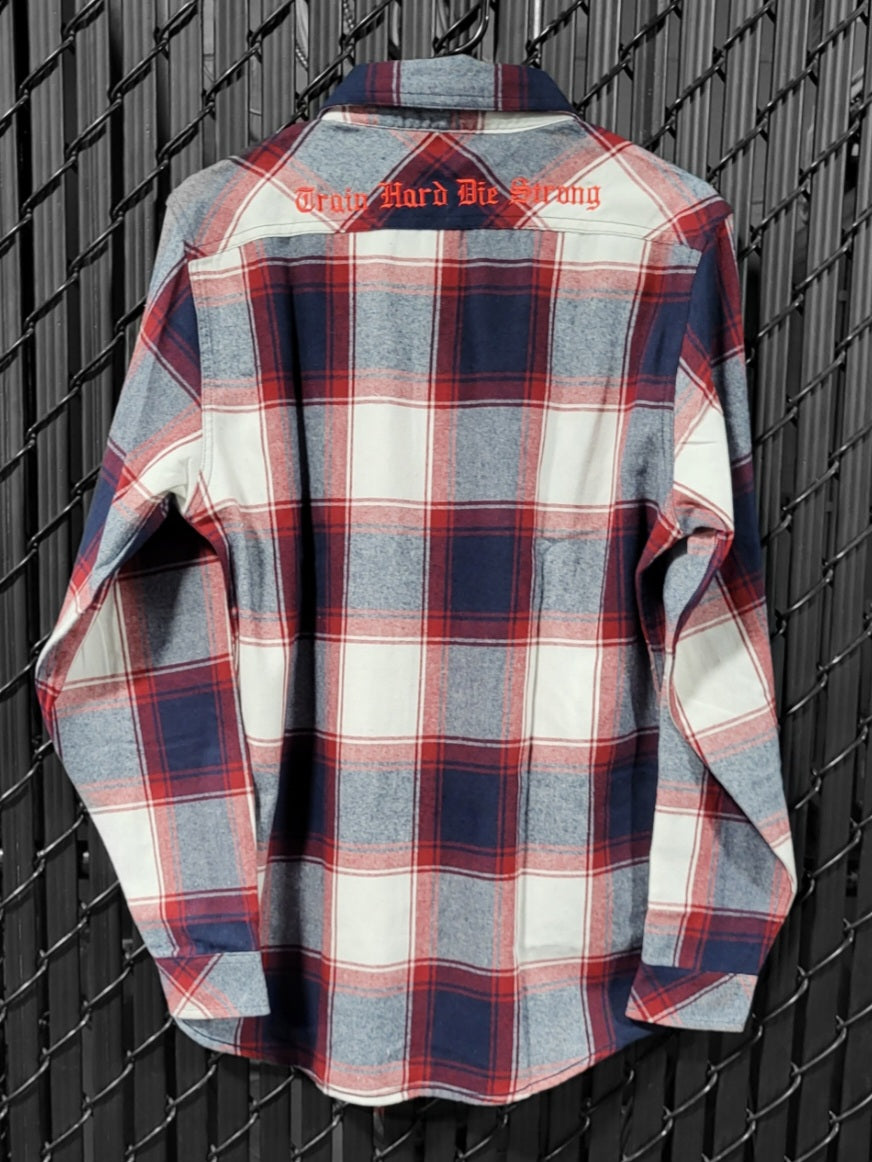 Train Hard Die Strong Anabolic Flannel (Amarillo)- MD – Kodiak ...